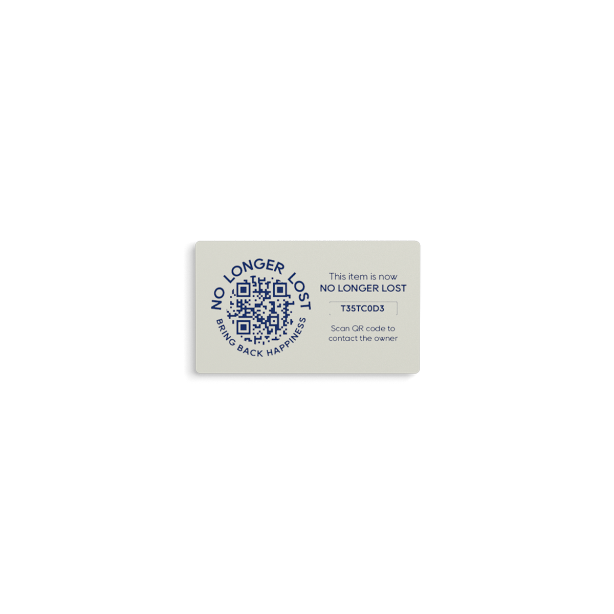 NoLongerLost - Sticker rectangular small
